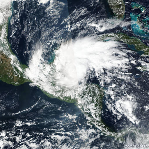 Hurricane Lisa 2022 Zoom Earth